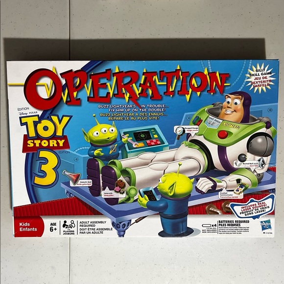 Hasbro Toys | Operation Game Toy Story 3 Edition | Poshmark